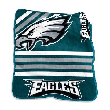 Philadelphia Eagles NFL Plush Raschel Throw Blanket