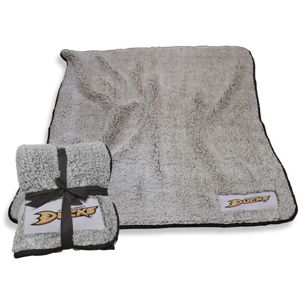 NHL Anaheim Ducks Frosty Fleece Blanket w/ Sherpa Material
